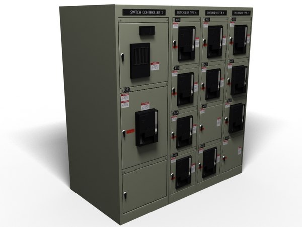 3d model switch gear