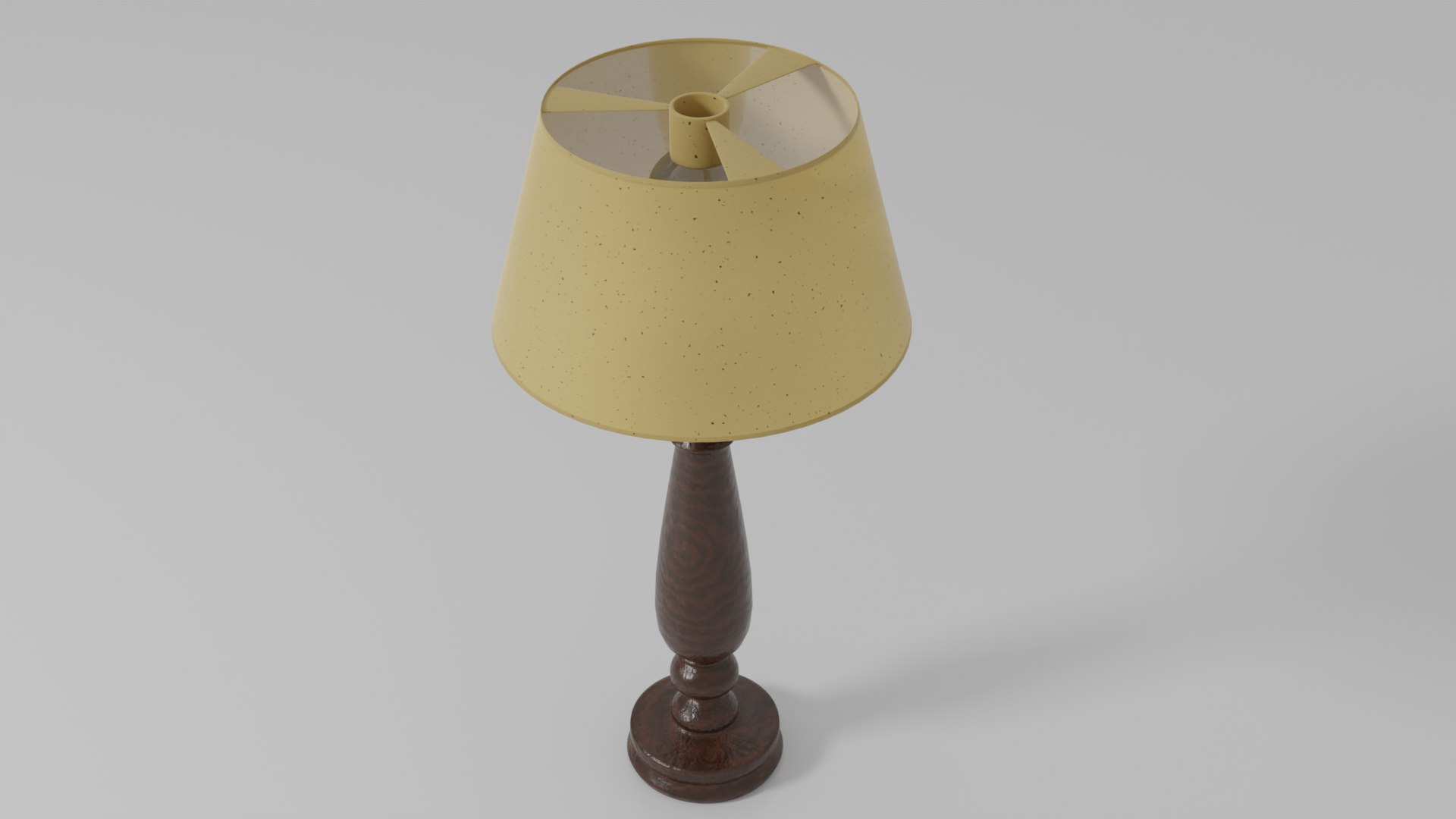 NORMAL WOODEN LIGHT LAMP FOR COMMON BEDROOM model - TurboSquid 1730687