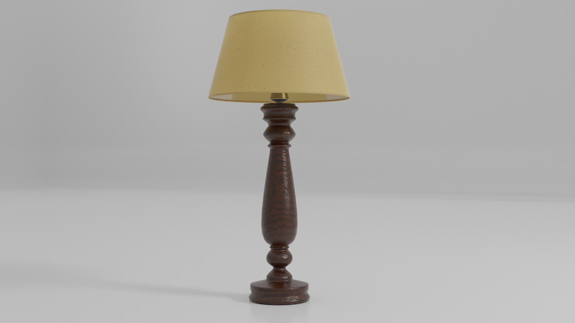 NORMAL WOODEN LIGHT LAMP FOR COMMON BEDROOM model - TurboSquid 1730687