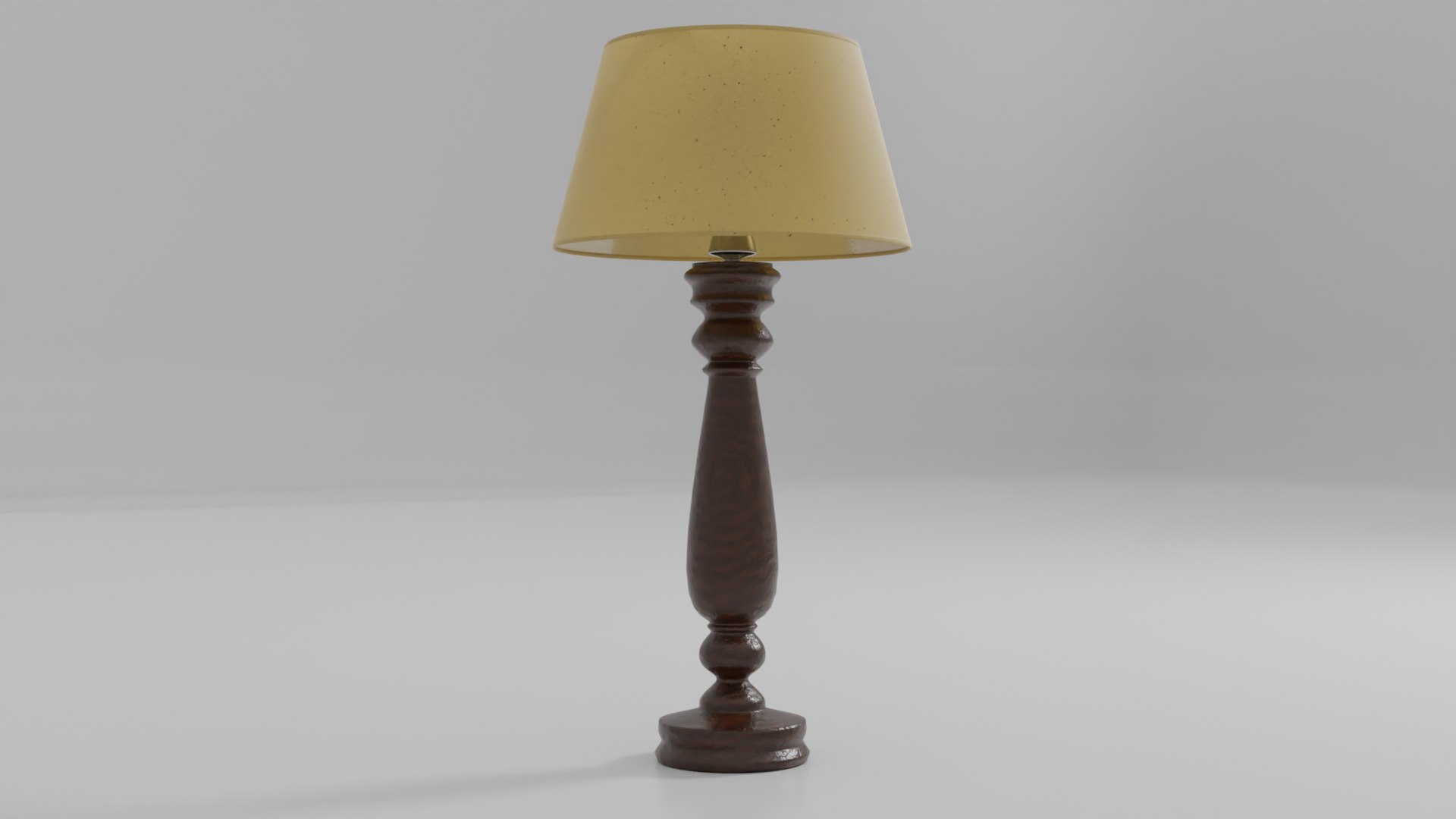 NORMAL WOODEN LIGHT LAMP FOR COMMON BEDROOM model - TurboSquid 1730687