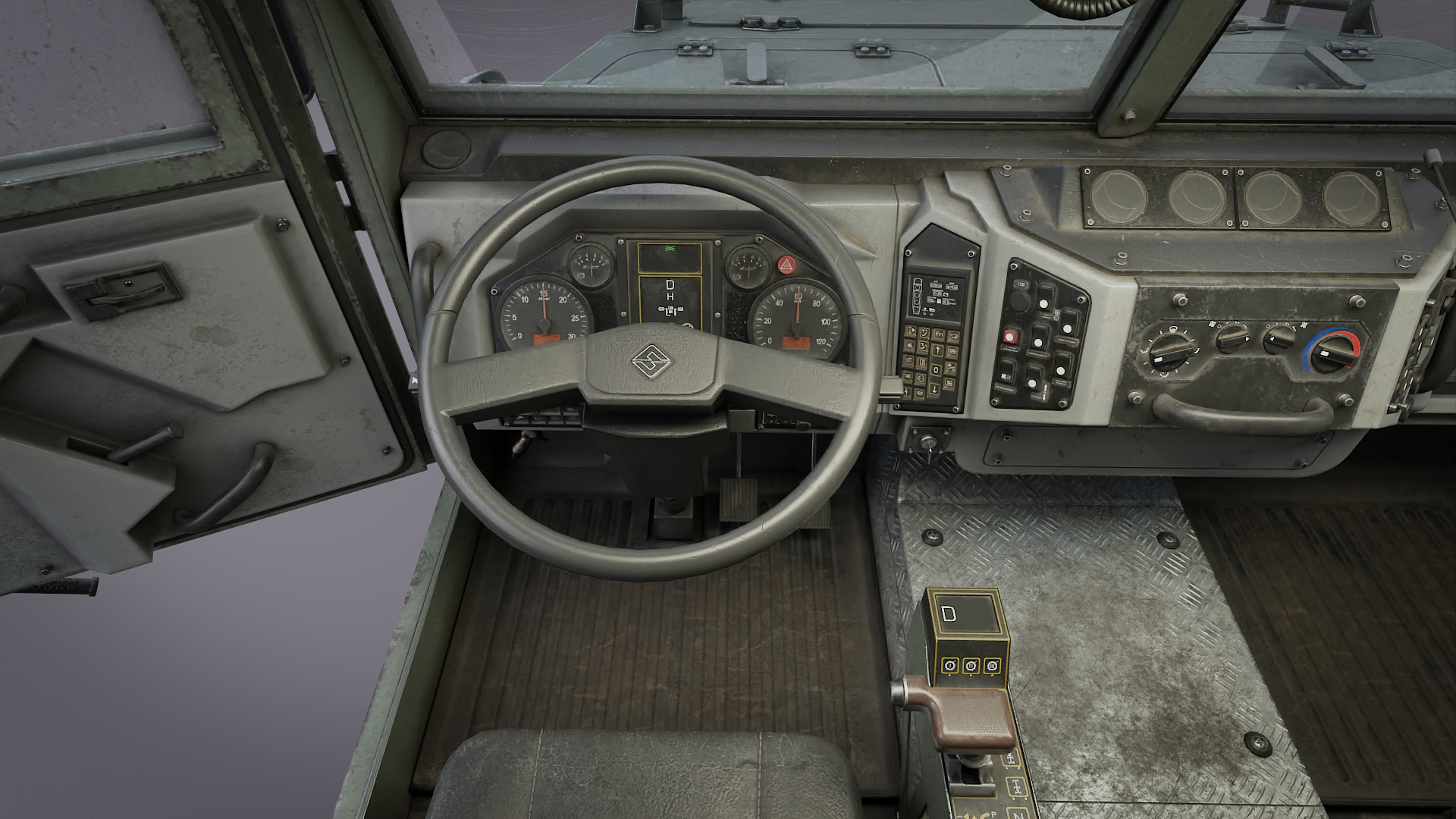 3D Ural 63095 Armored Car With Interior Realtime - TurboSquid 2241656