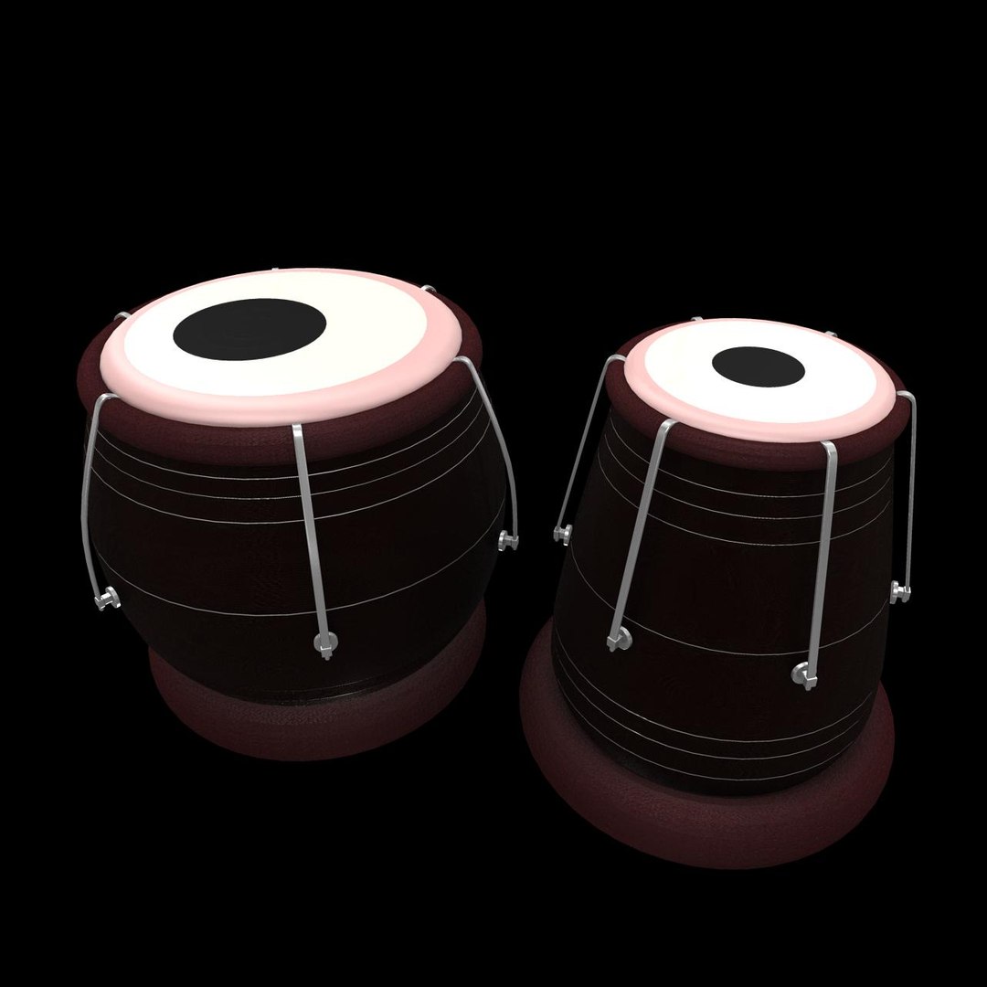 tabla musical 3d model