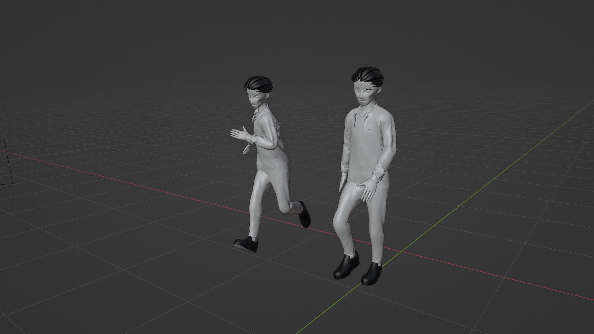 Cartoon Character Walking And Running Animation 3D Model - TurboSquid ...