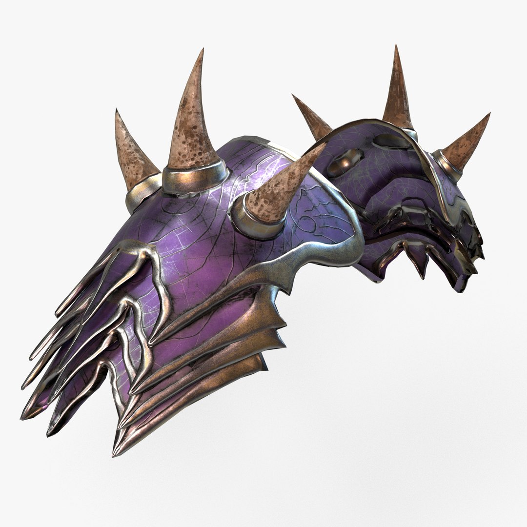 Elf Female Shoulder Armor Set 3D Model - TurboSquid 1731038
