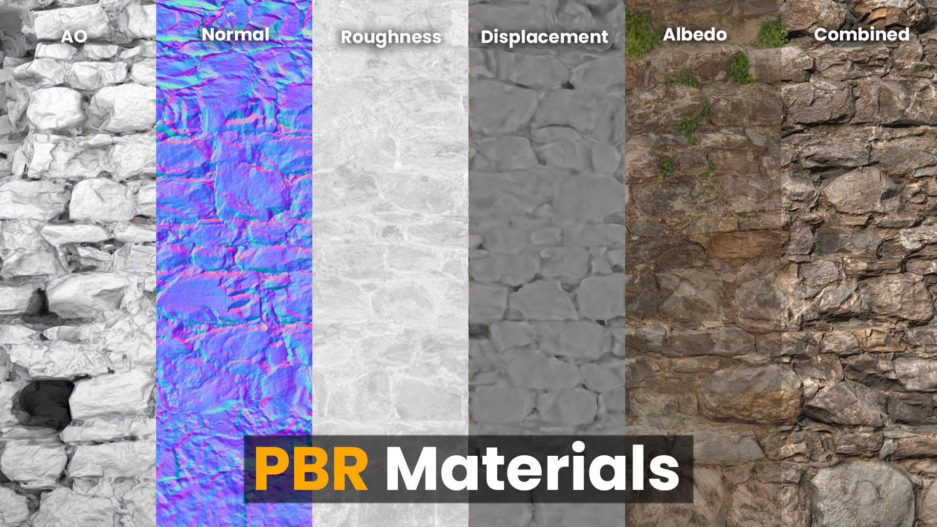 3D Castle Wall Ruin PBR Scan 01 - TurboSquid 2001801