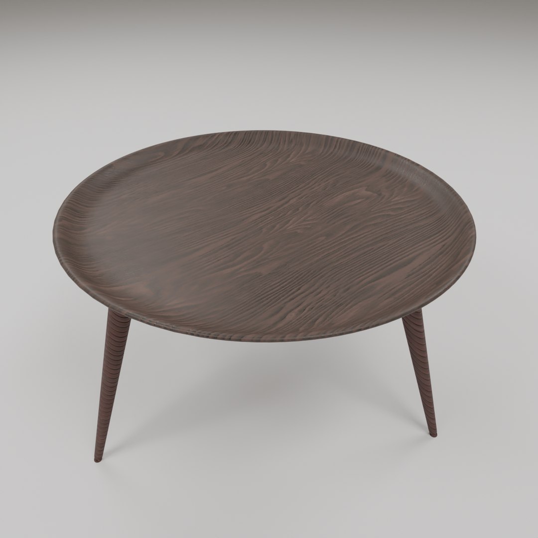 3D Coffee Tea Round Table 3d Model - TurboSquid 2227594