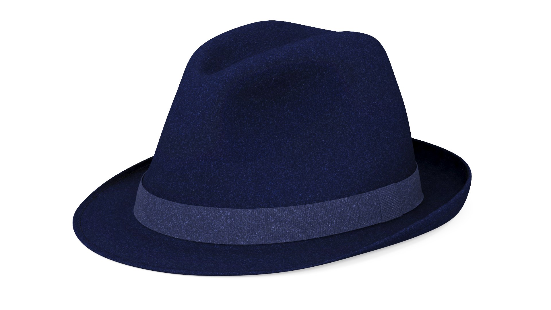 Royal Blue Fedora Hat 3D Model - TurboSquid 2131261