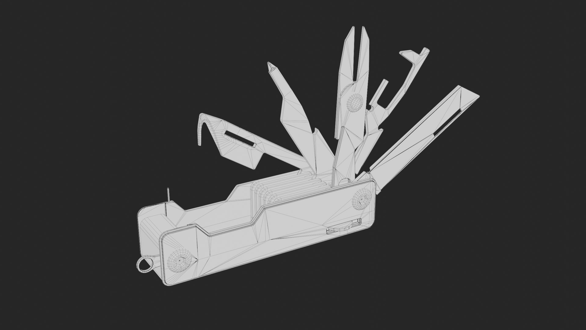 3D Rigged Pocket Knife Multi Tool Model - TurboSquid 2121717