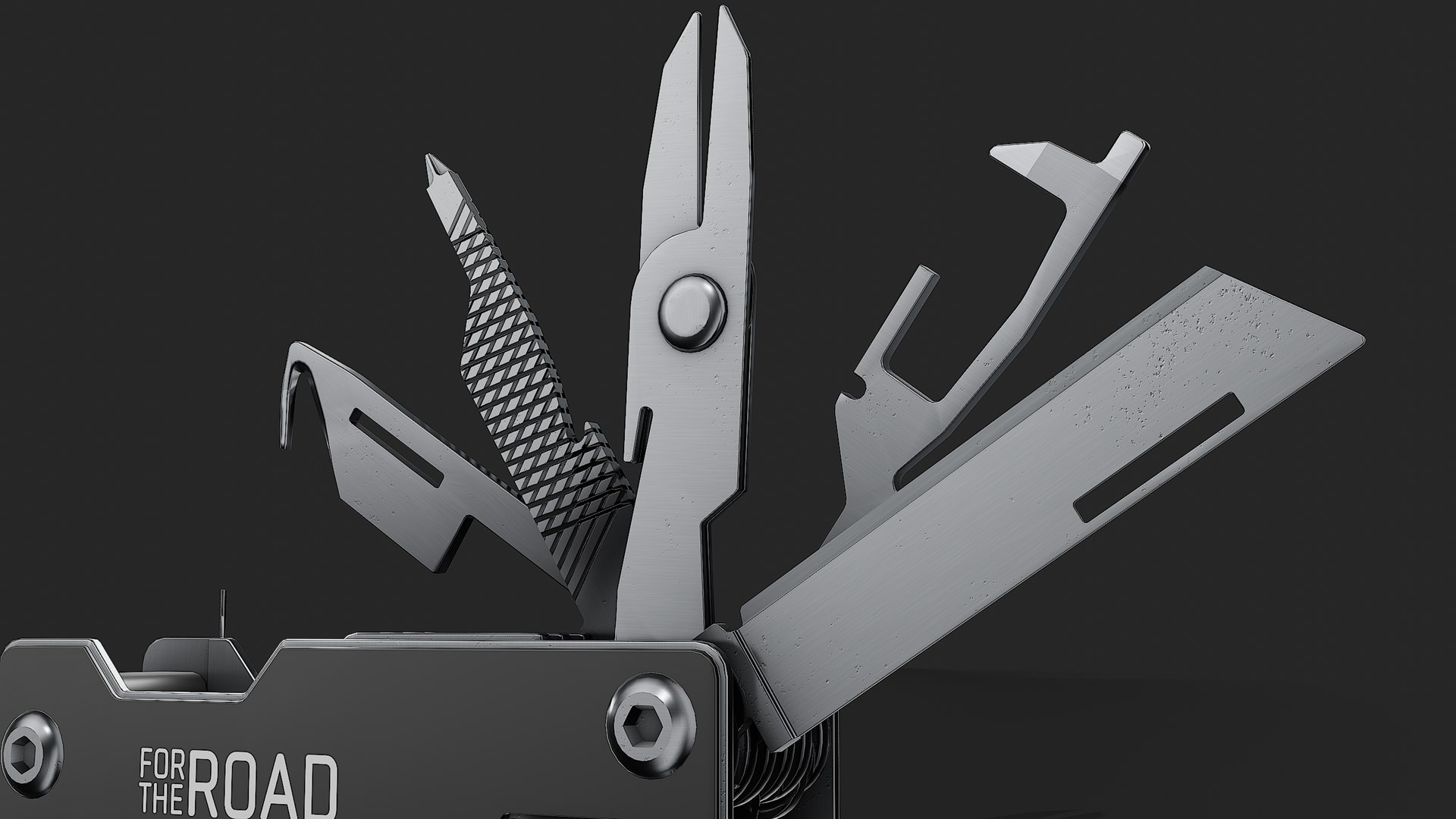 3D Rigged Pocket Knife Multi Tool Model - TurboSquid 2121717
