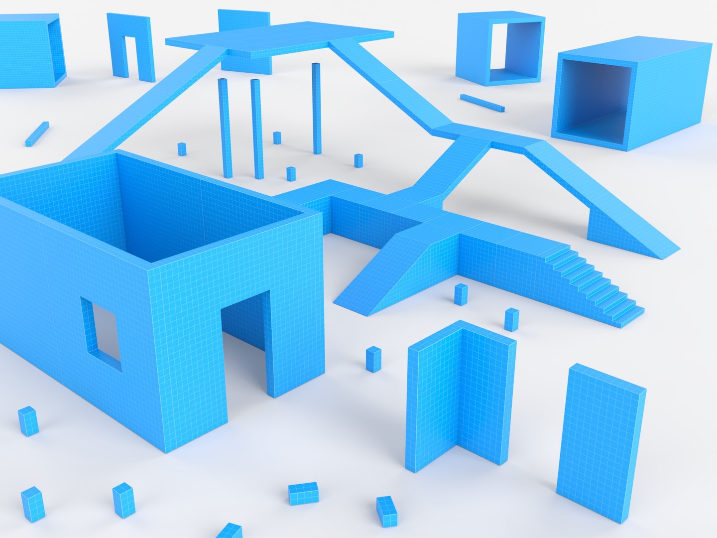 3D Pack011 Game Level Objects - TurboSquid 2145529