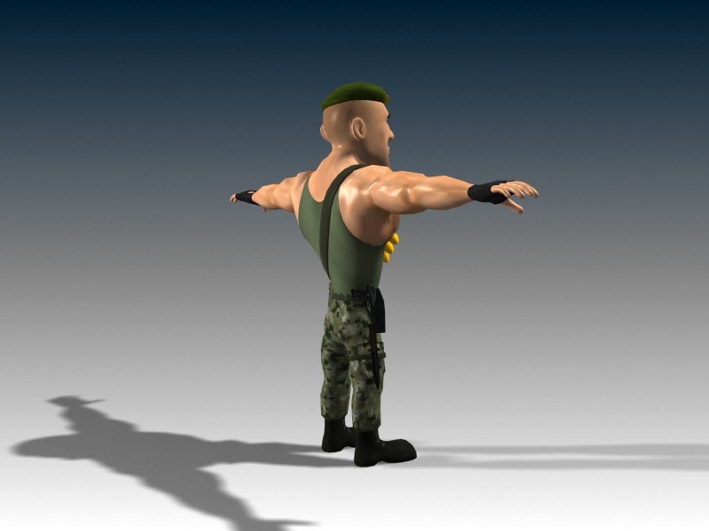 3d Model Captain James Animation