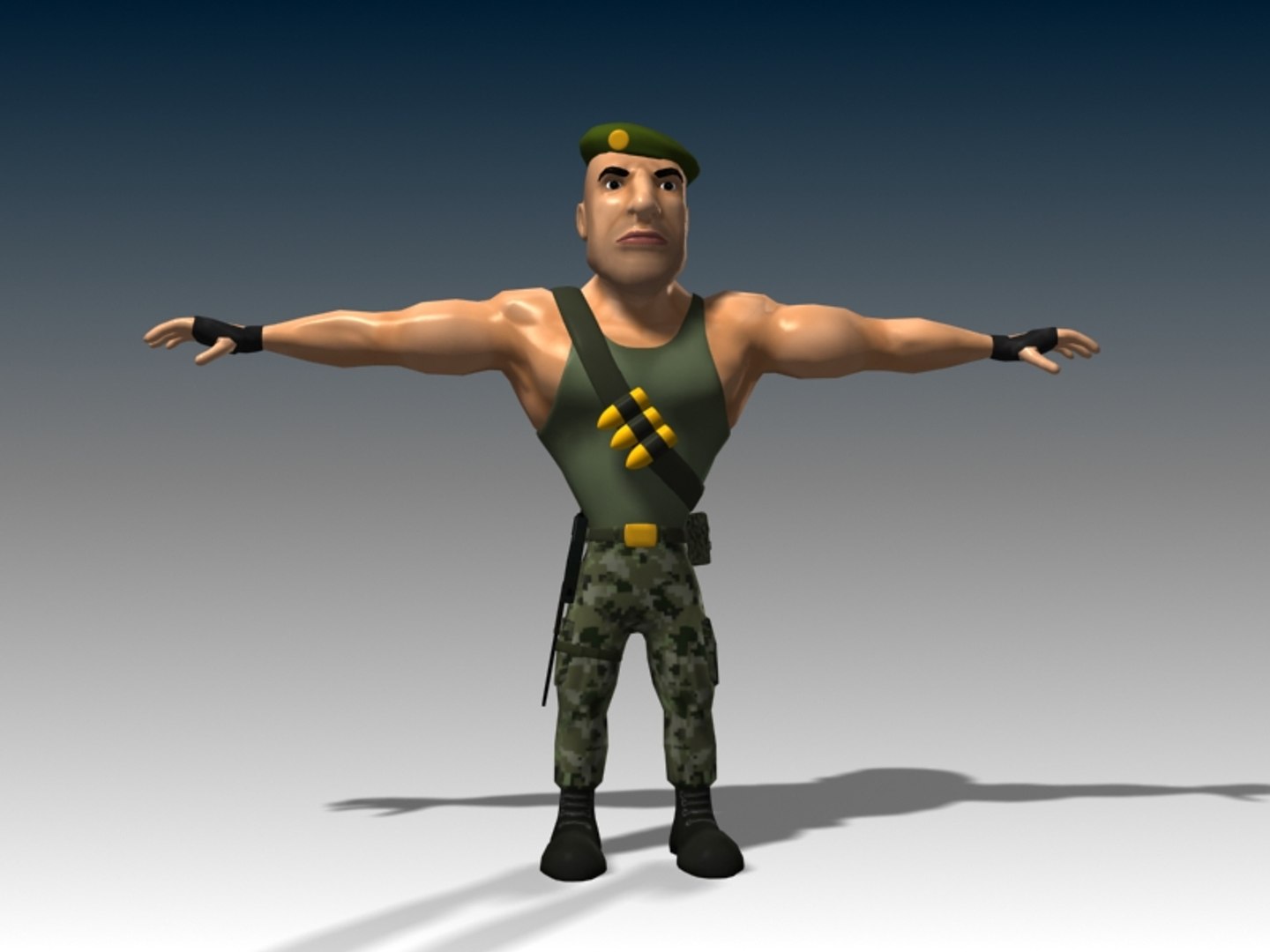 3d Model Captain James Animation