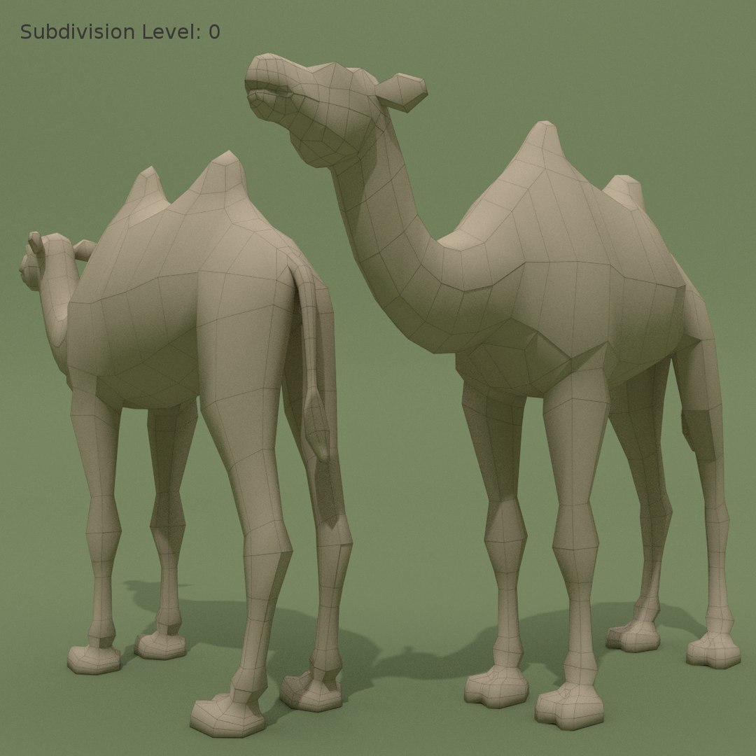 Camel 3D Model - TurboSquid 1173139