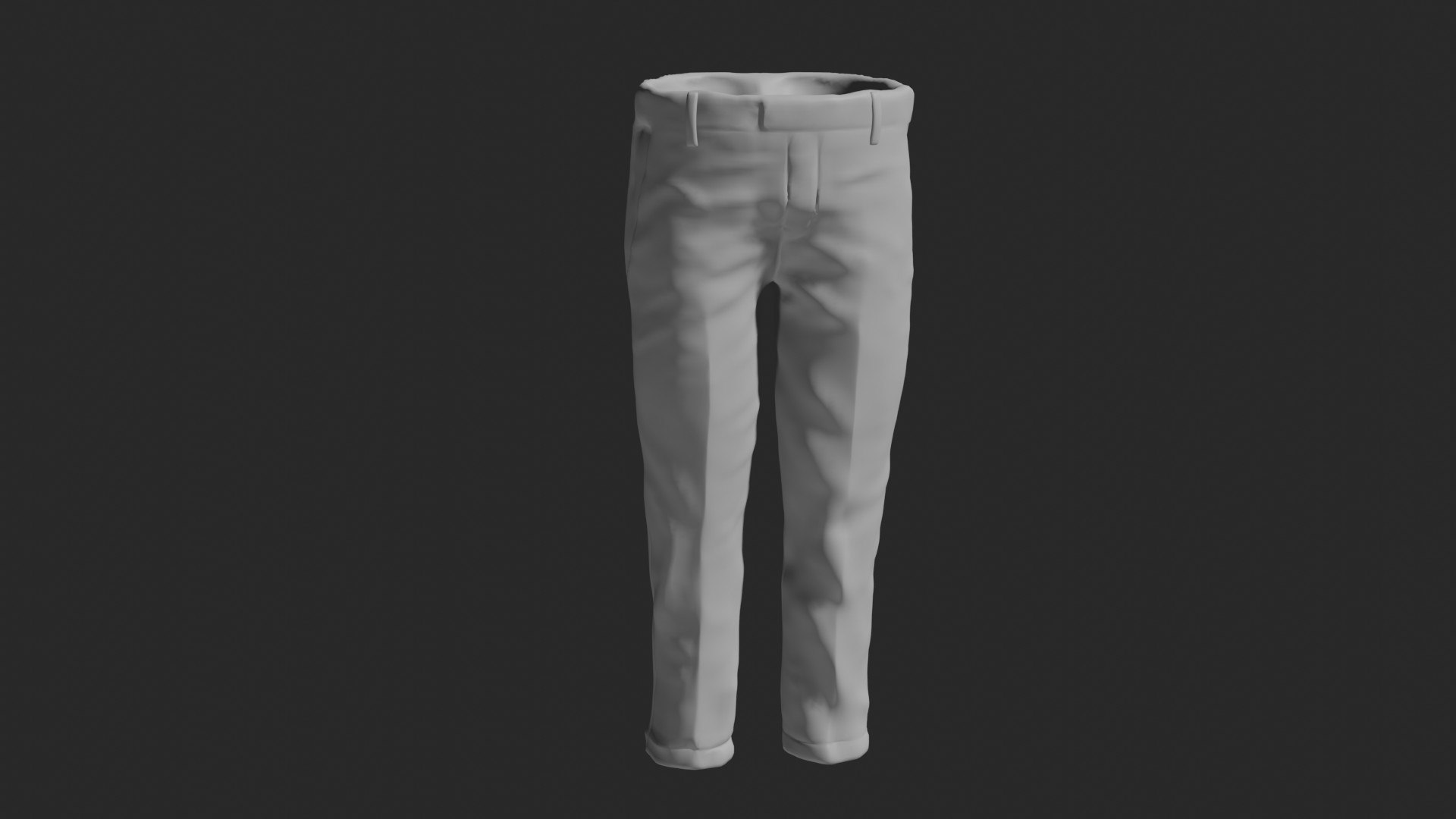 Formal Trouser White Pants Casuals Office Pants 3D - TurboSquid 1775845