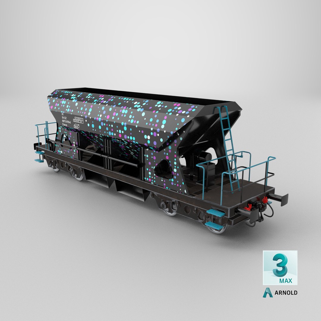3D Hopper Wagon PBR V - TurboSquid 2371310