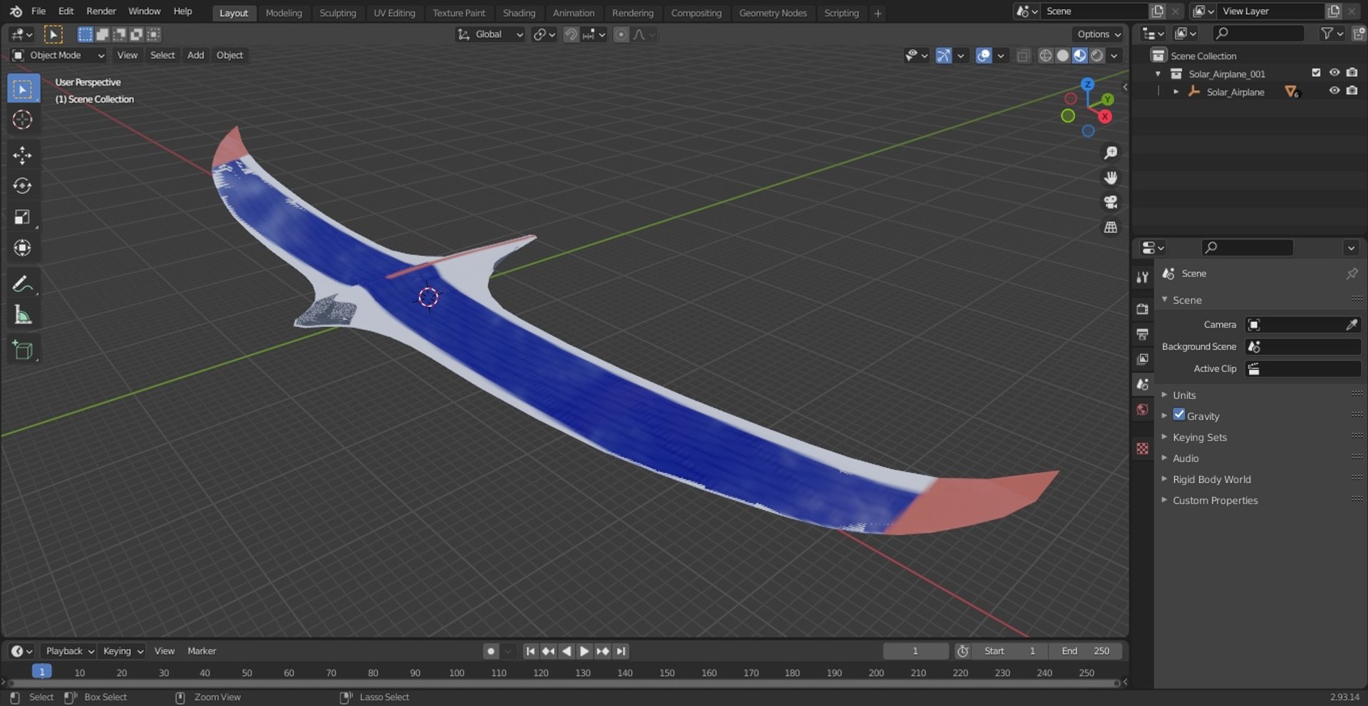 3D Solar Airplane - TurboSquid 2022304