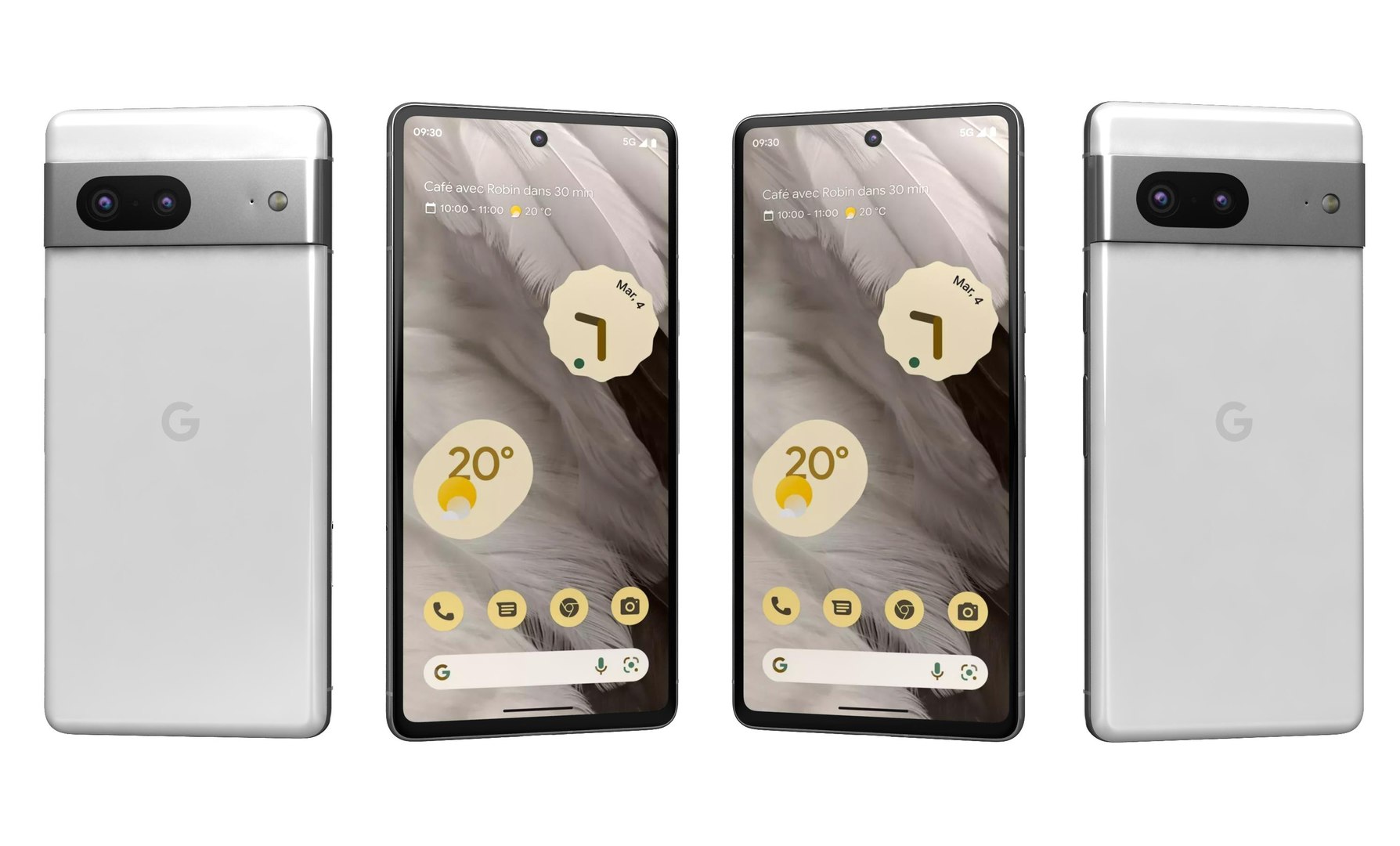 Google Pixel 7 White Model - TurboSquid 1973814