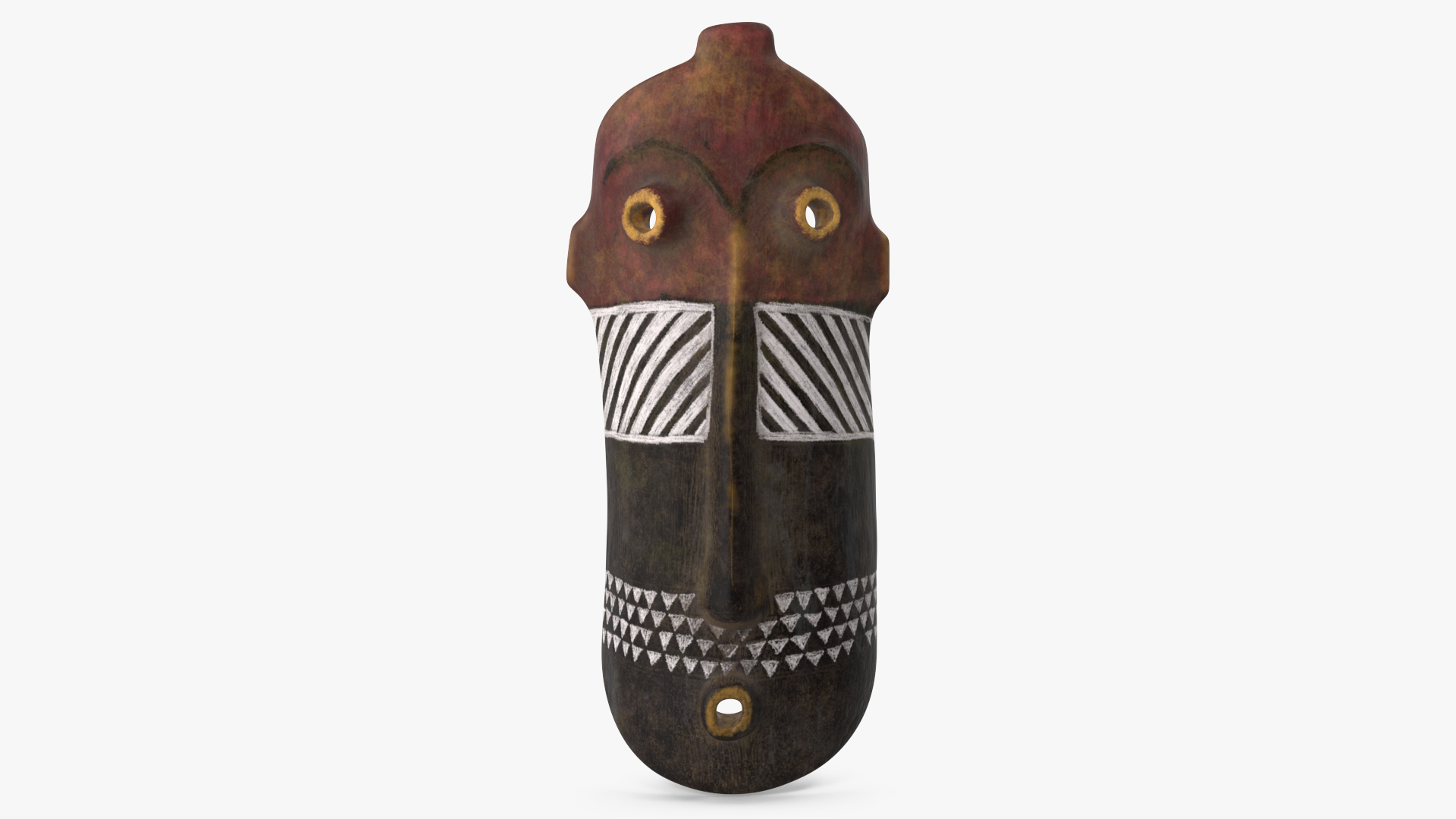 African Congo Mask 7 3D Model - TurboSquid 2400336
