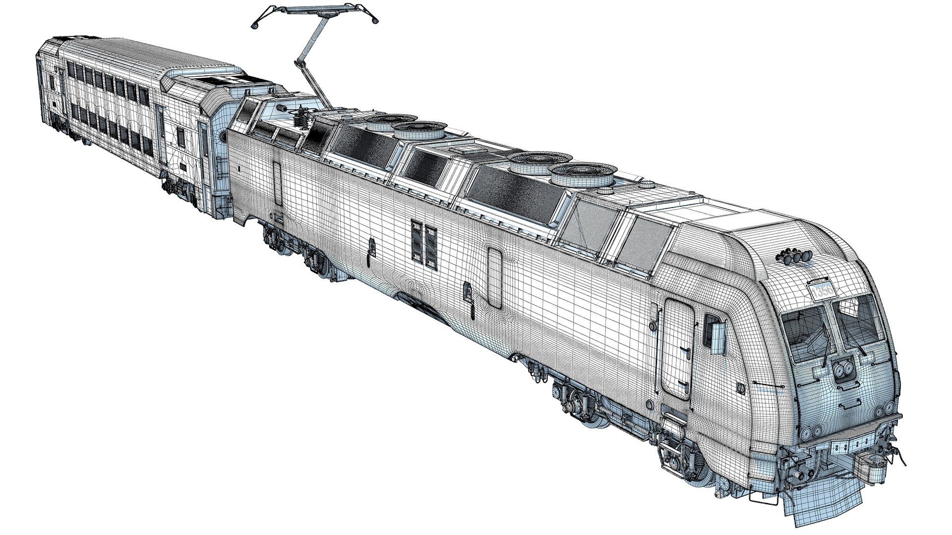 Exo train 3D model - TurboSquid 1532867