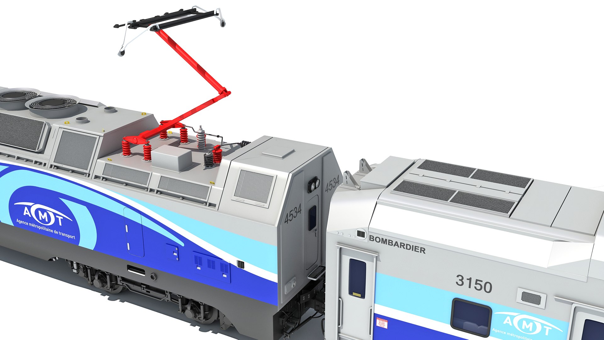 Exo train 3D model - TurboSquid 1532867