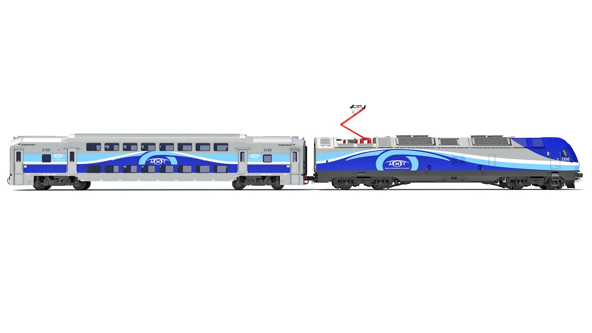 Exo train 3D model - TurboSquid 1532867