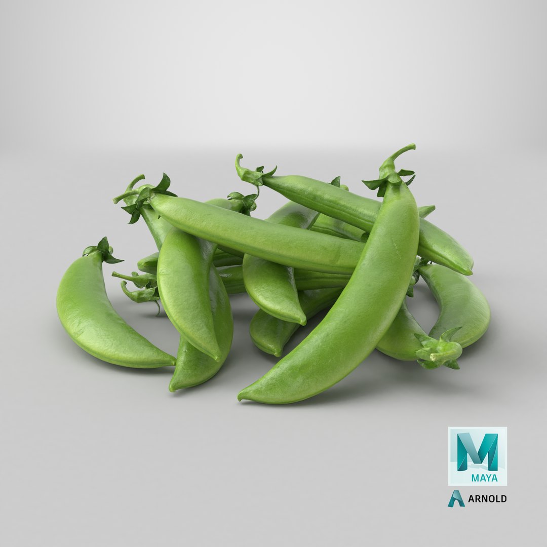 Pile Snap Peas 3D Model - TurboSquid 2253449