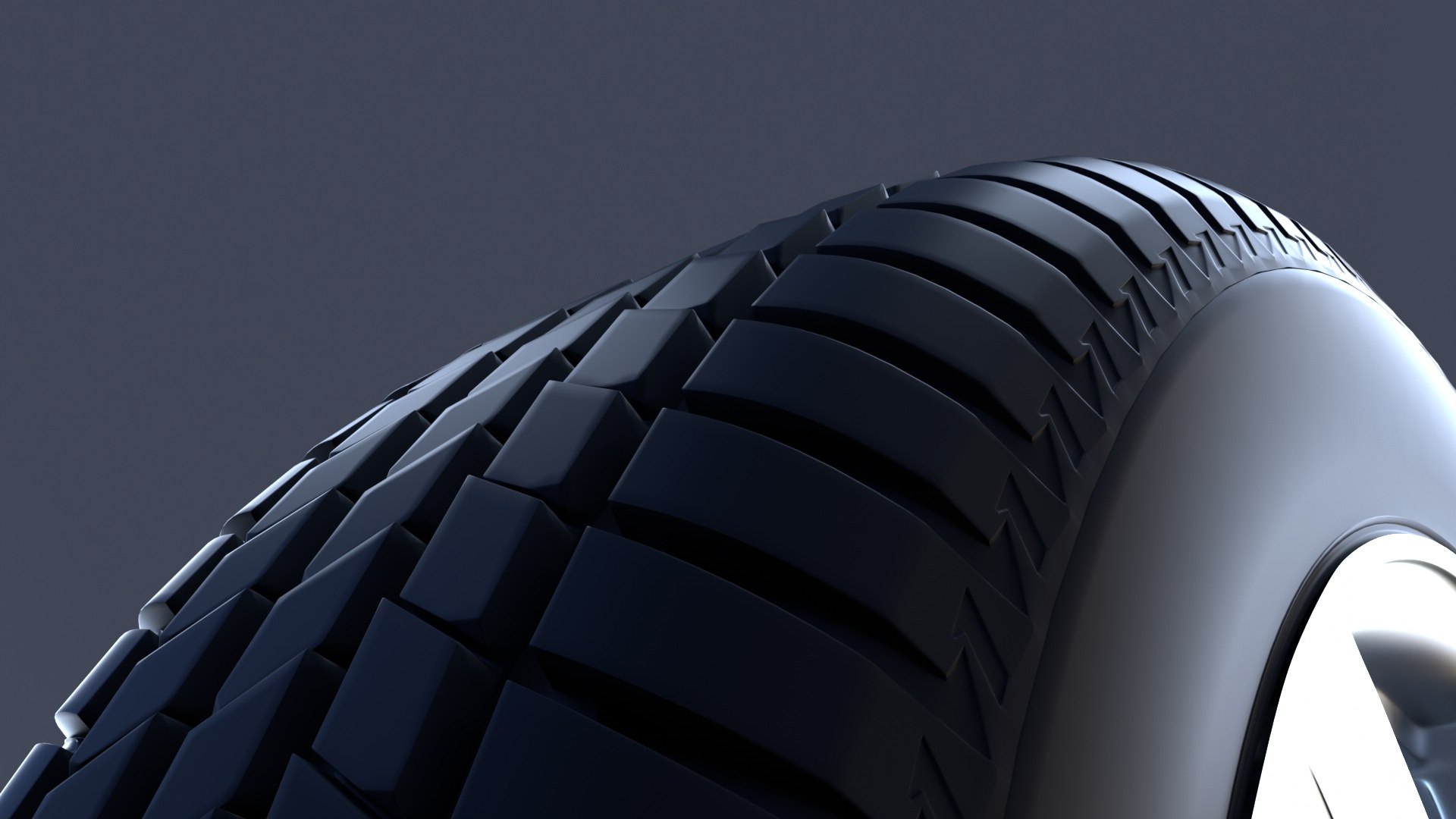 3D Model Car Tire - TurboSquid 1699426