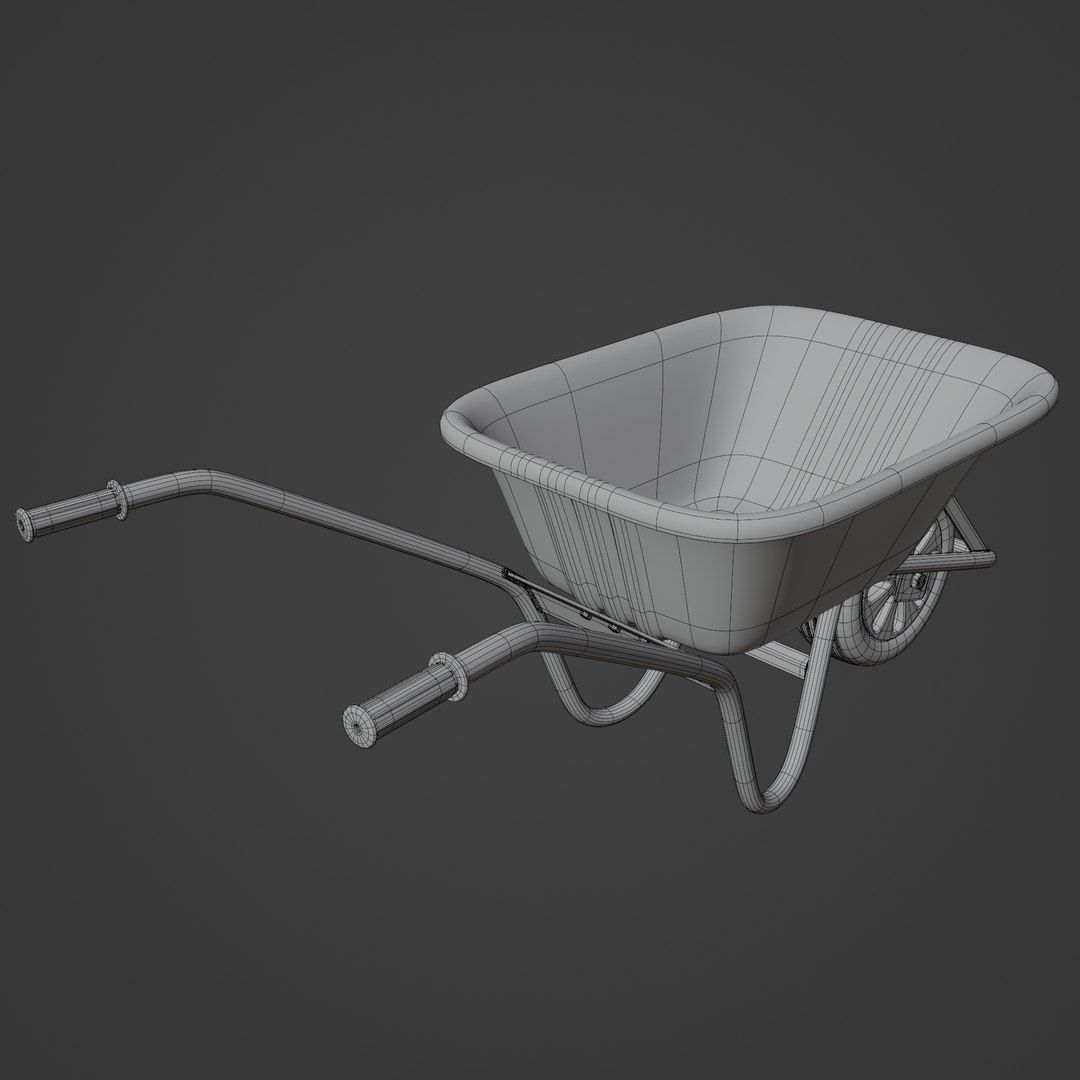 Wheelbarrow Model - TurboSquid 2126863