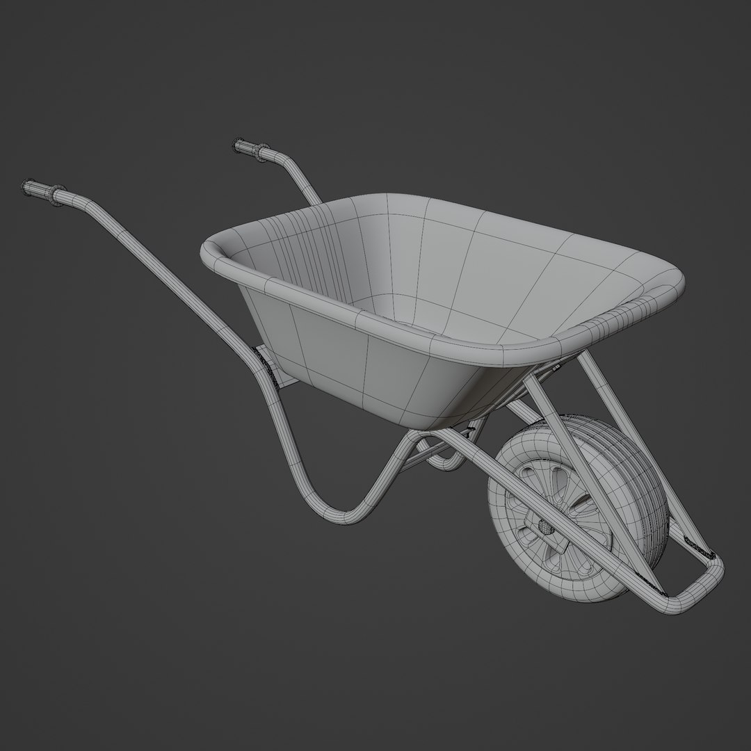 Wheelbarrow Model - TurboSquid 2126863