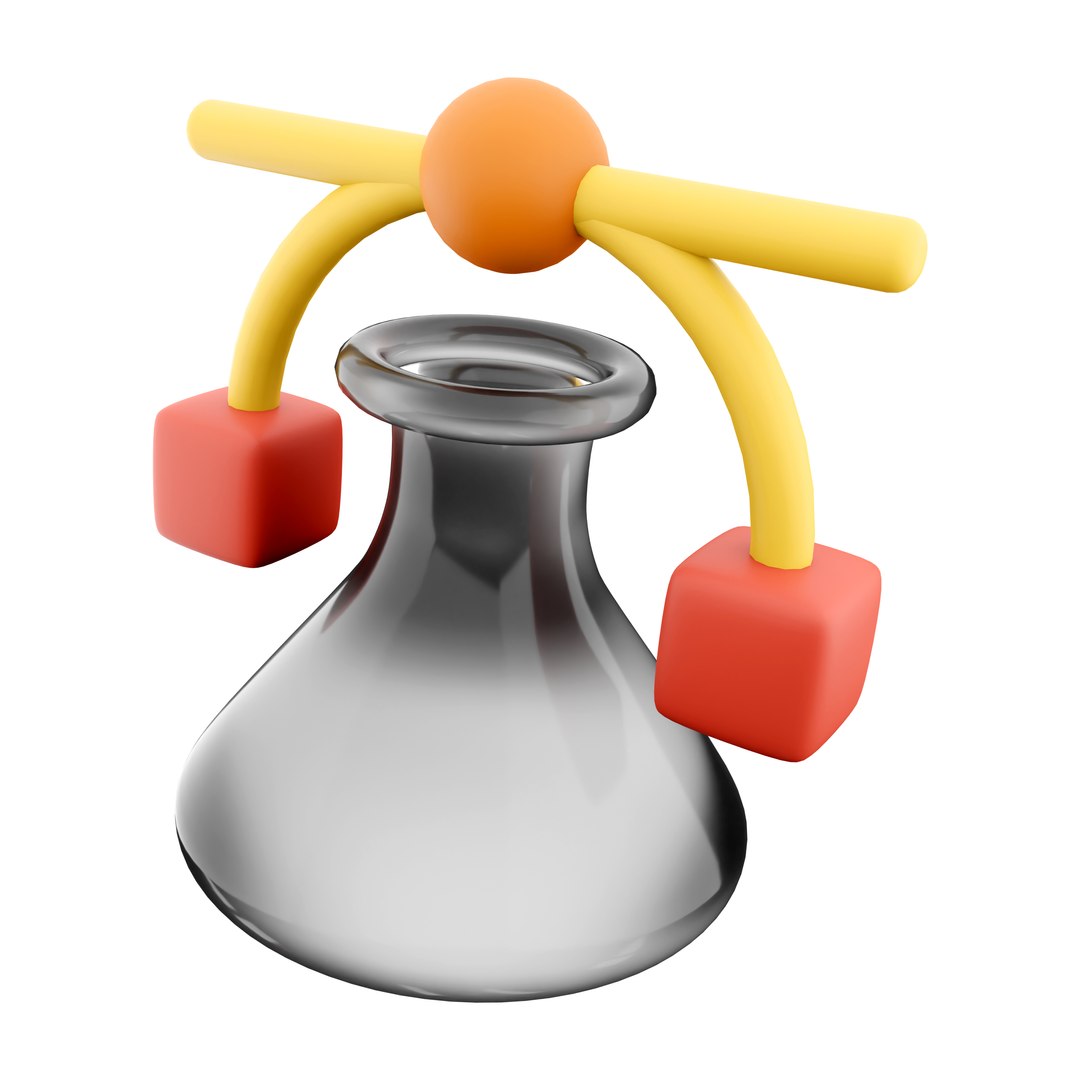 Chemistry Flask Icon 3D - TurboSquid 2074180