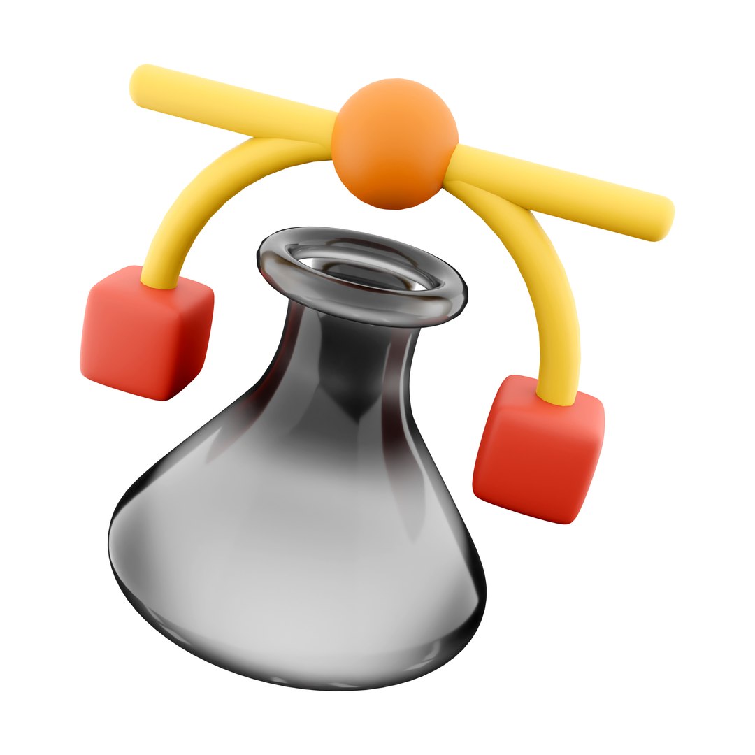Chemistry Flask Icon 3D - TurboSquid 2074180