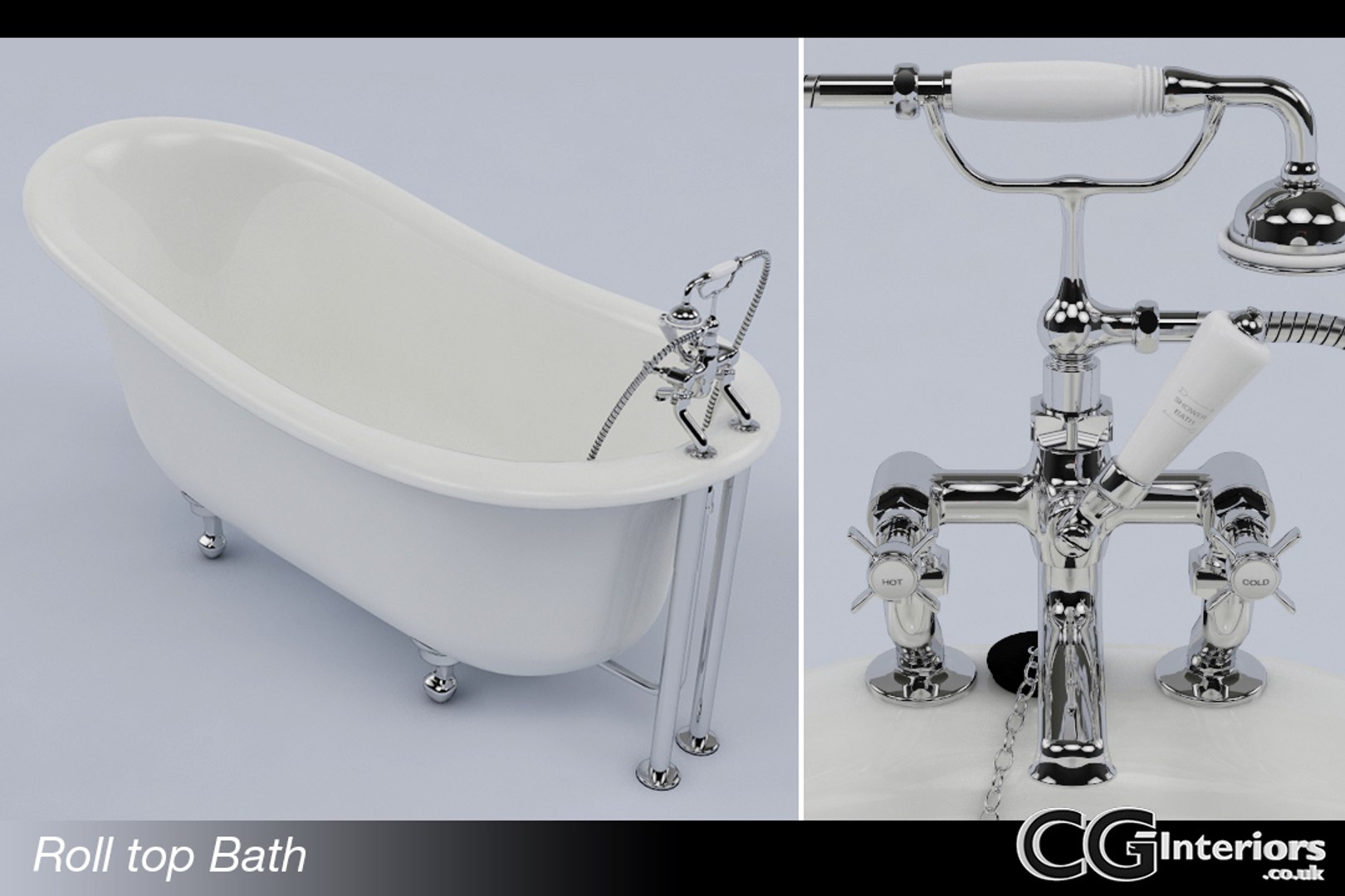 Roll Bath 3d Model
