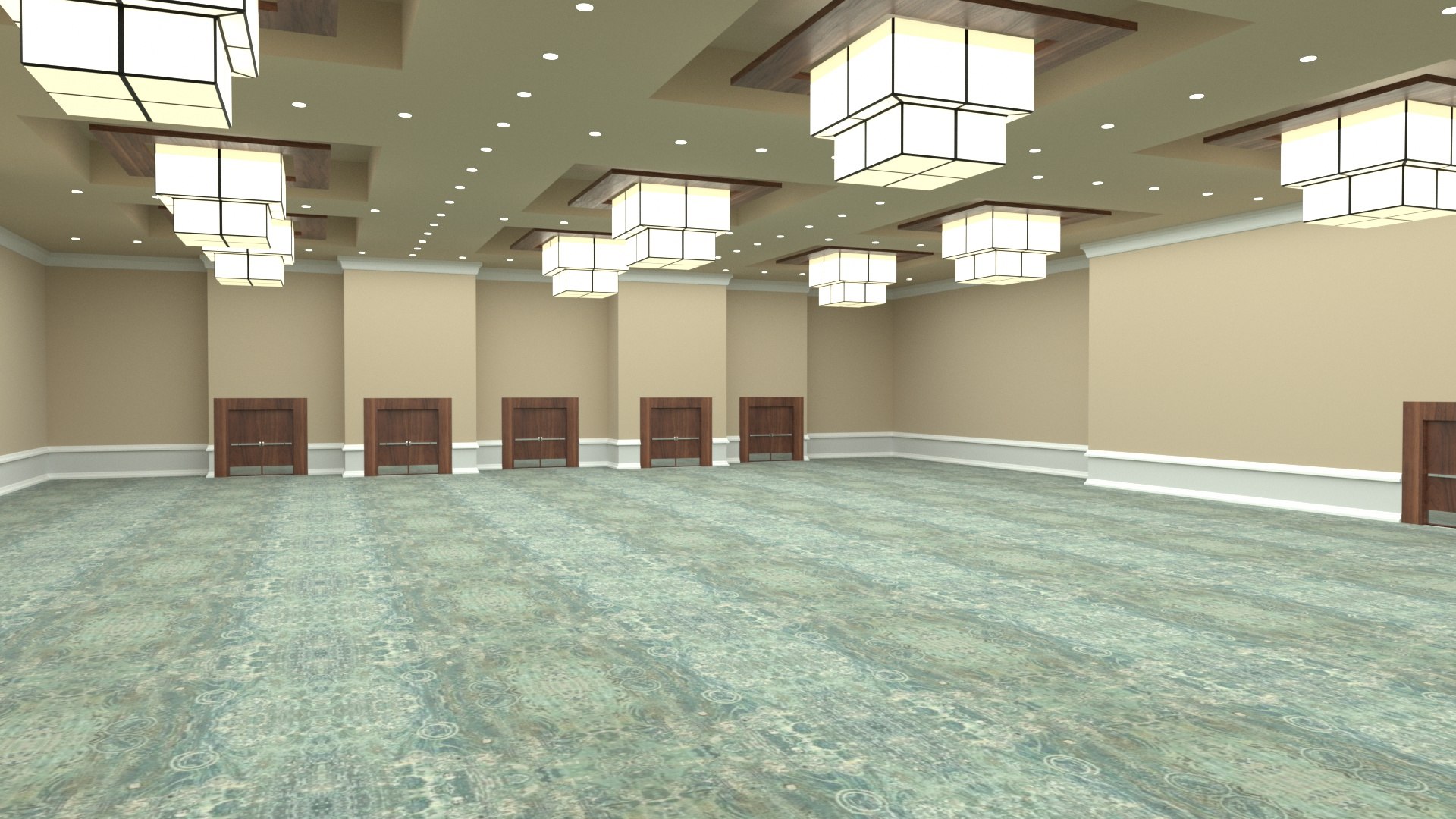 3D Ballroom 20 Model - TurboSquid 2187954