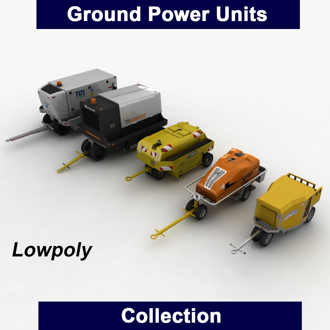 Ground Power Units 3d Max