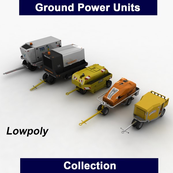 3D ground power unit model - TurboSquid 1523806