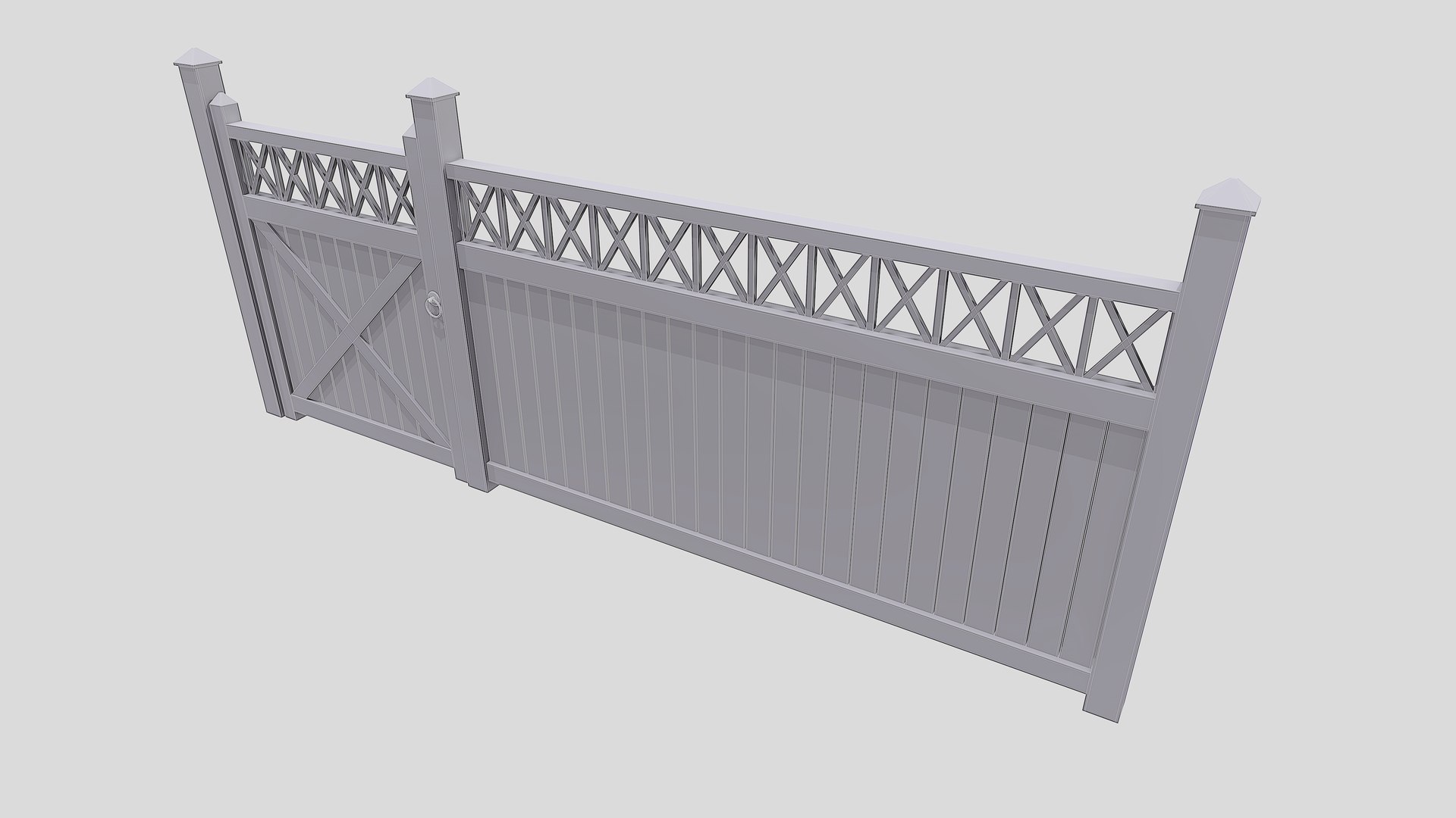 3D Model Fence 11 With PBR 4K 8K - TurboSquid 1826787