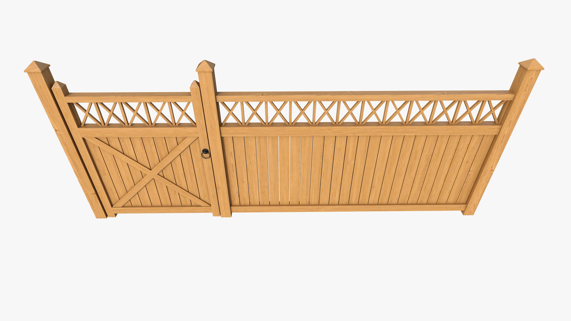 3D Model Fence 11 With PBR 4K 8K - TurboSquid 1826787