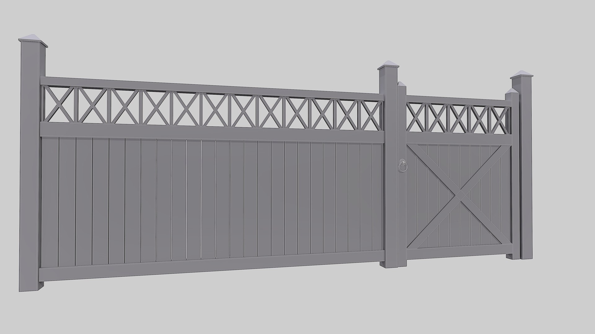 3D Model Fence 11 With PBR 4K 8K - TurboSquid 1826787