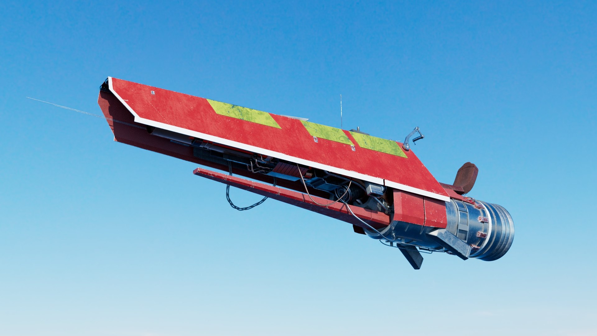 PBR Sci-Fi Jetbike 3D Model - TurboSquid 2236884