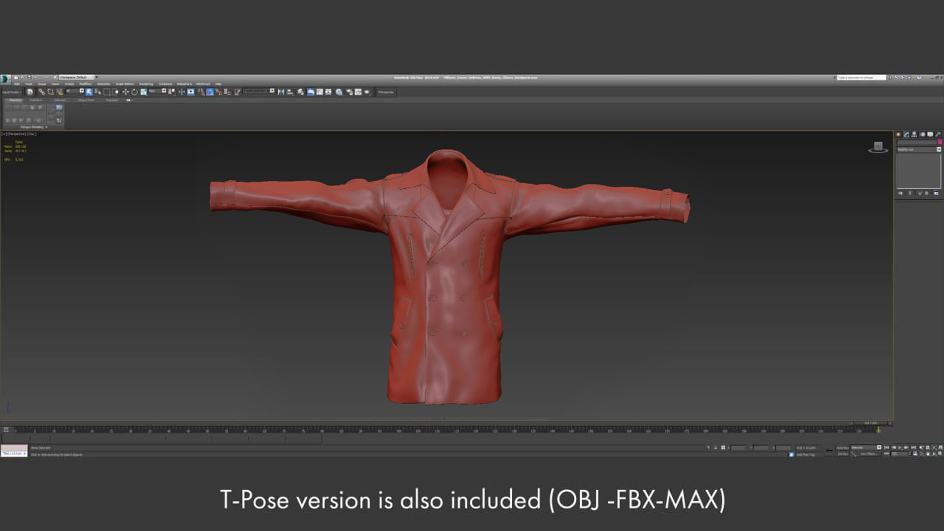 3D coat clothing garments - TurboSquid 1681080