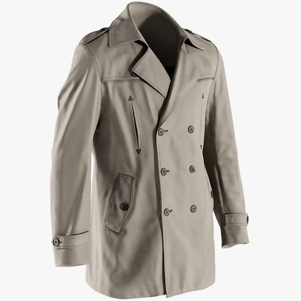 3D coat clothing garments - TurboSquid 1681080