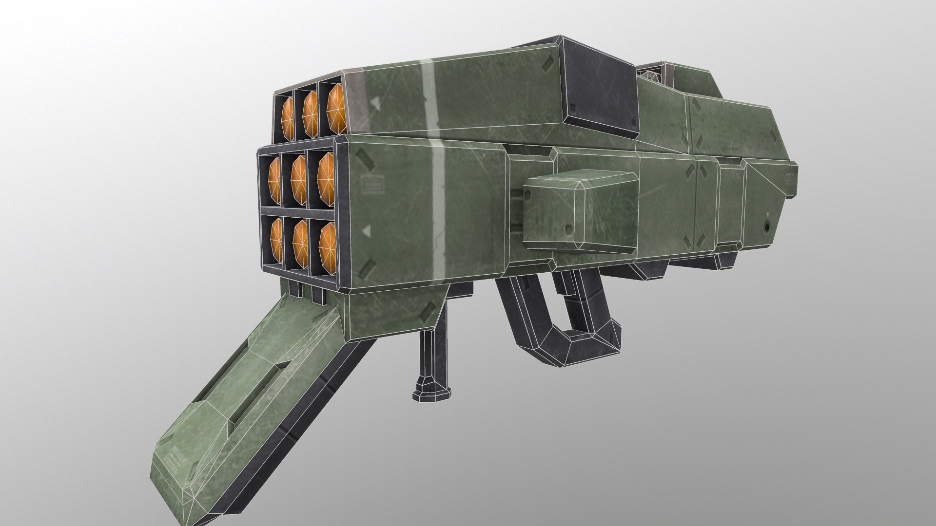 3D Lock On Missile Launcher Level 3 - TurboSquid 2191334