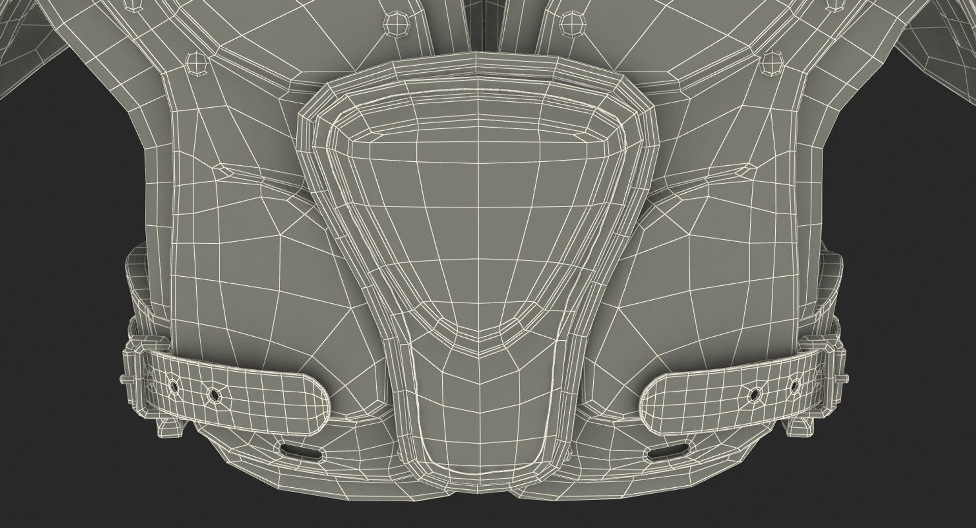 Football Shoulder Pads Generic 3D Model - TurboSquid 1365945