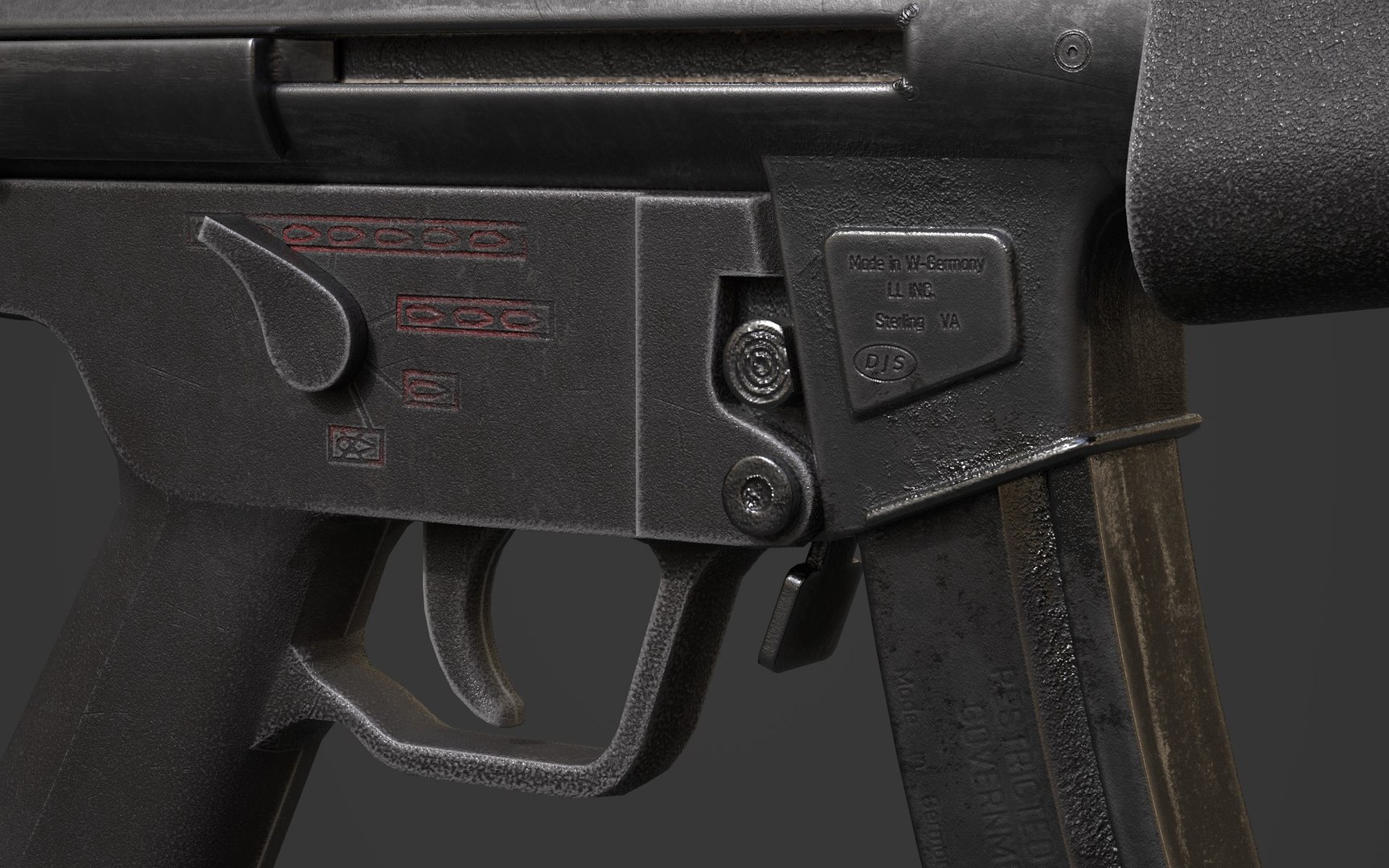 MP5 3D Model - TurboSquid 2237539