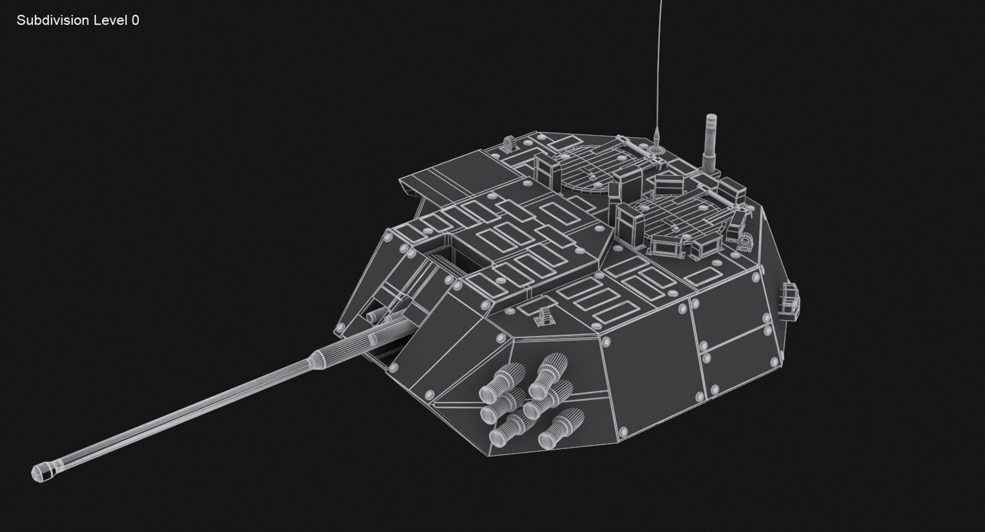 3D Model Hitfist 30mm Turret - TurboSquid 1330113