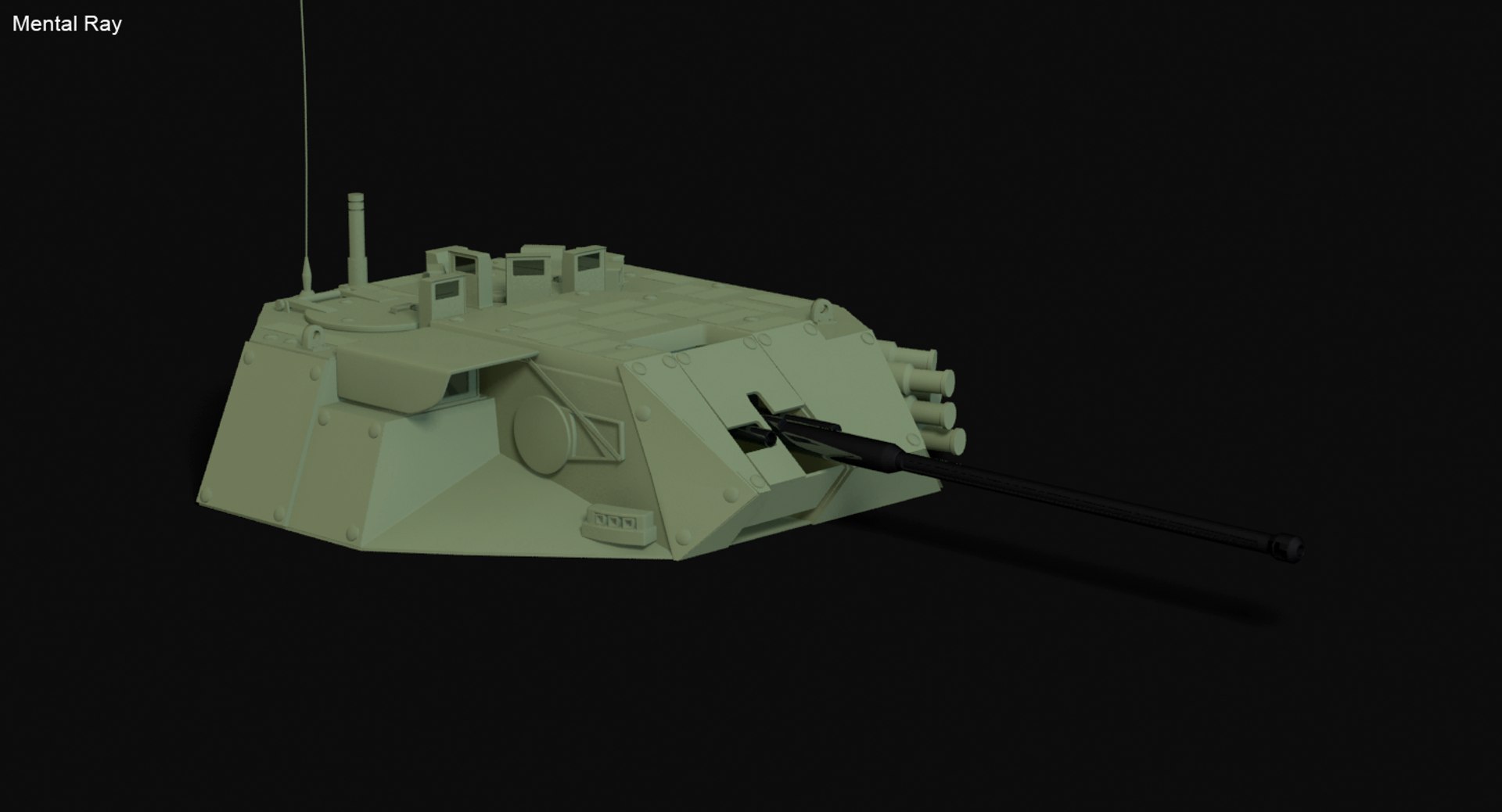 3D Model Hitfist 30mm Turret - TurboSquid 1330113