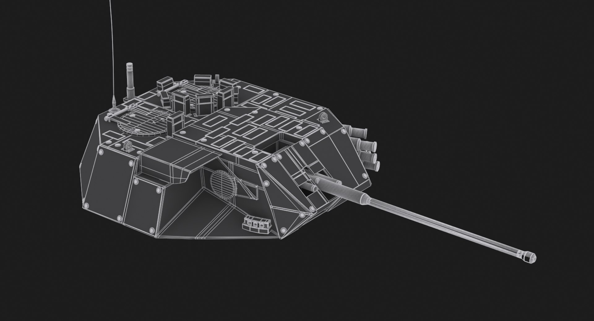 3D Model Hitfist 30mm Turret - TurboSquid 1330113