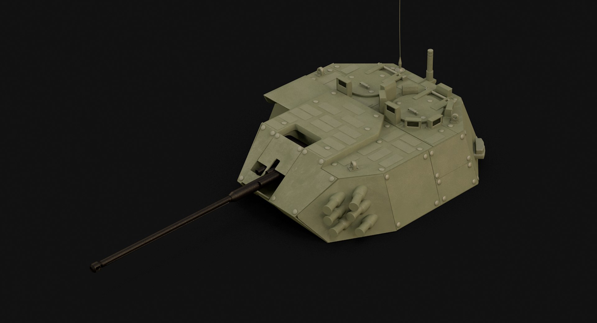 3D Model Hitfist 30mm Turret - TurboSquid 1330113