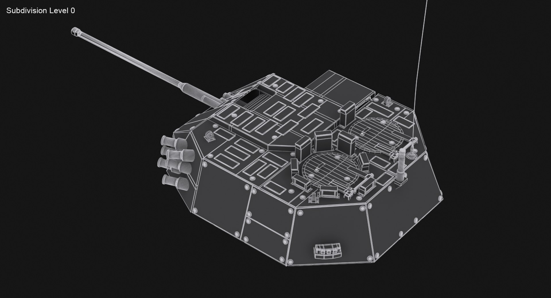 3D Model Hitfist 30mm Turret - TurboSquid 1330113