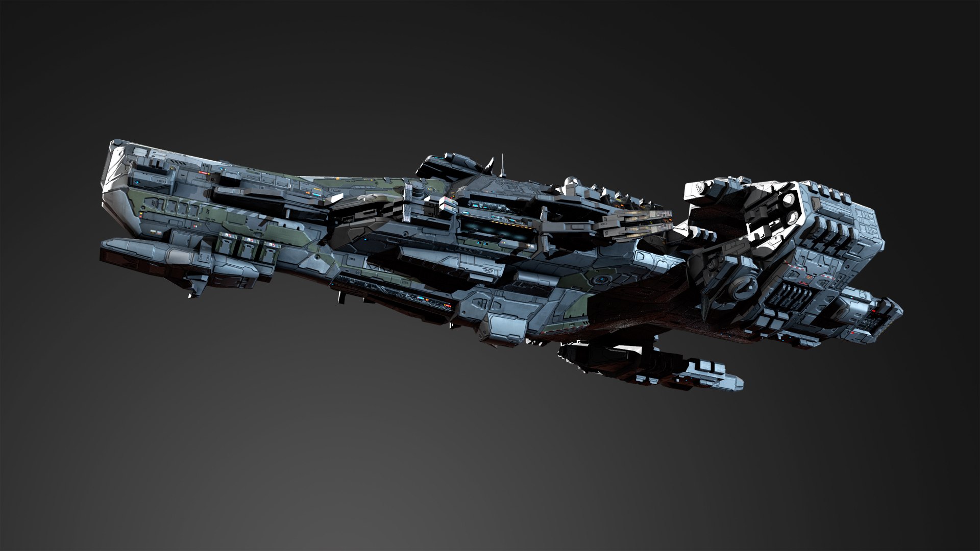 3D G6 Battleship Spacecraft - TurboSquid 1900226